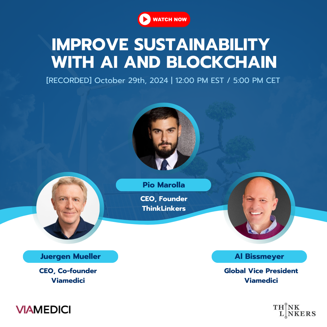 Improve Sustainability with AI and Blockchain - Viamedici - PIM / MDM ...